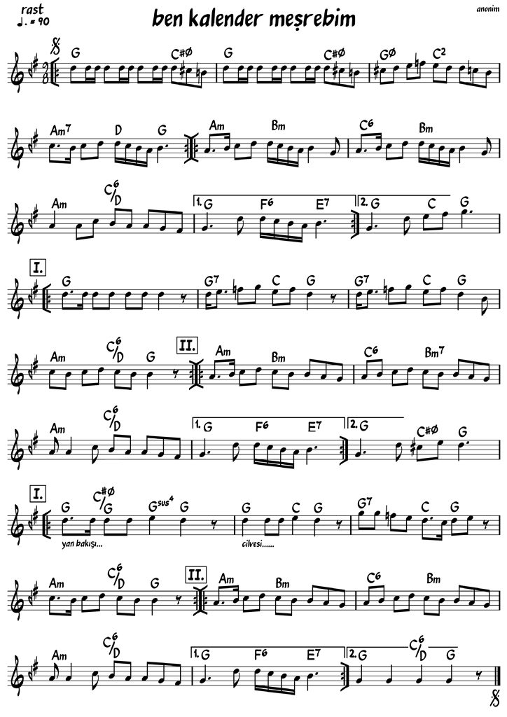 ben kalender meşrebim (rast) | SHARE (01.10.2025 - 3142files)